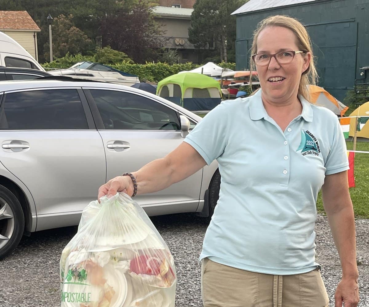 Sailing Club goes green and reduces litter during Shark Championship