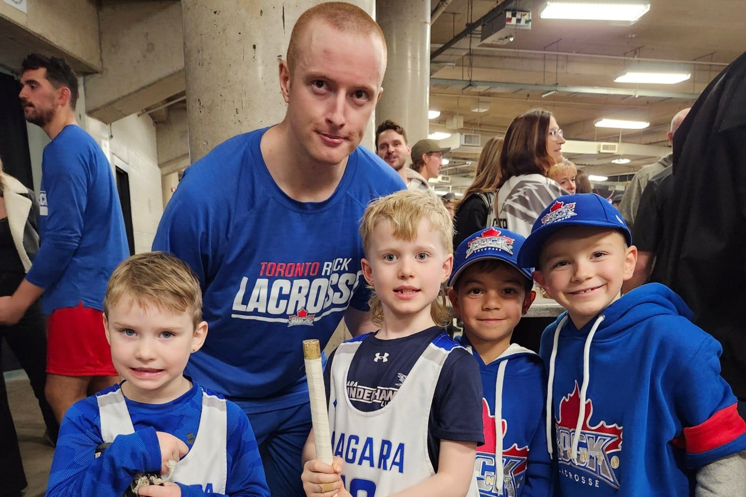 PHOTO GALLERY: NOTL lacrosse team plays before thousands at Rock game
