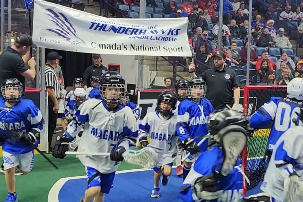 PHOTO GALLERY: NOTL lacrosse team plays before thousands at Rock game