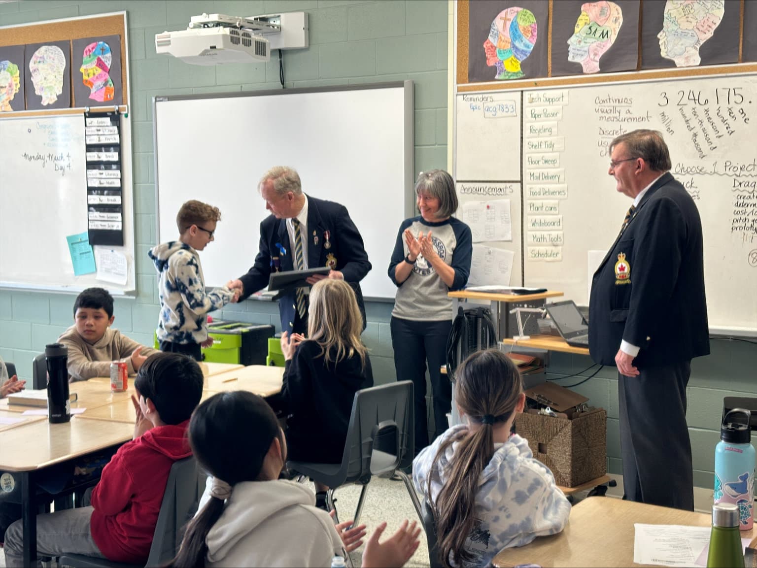 Legion honours student contest winners