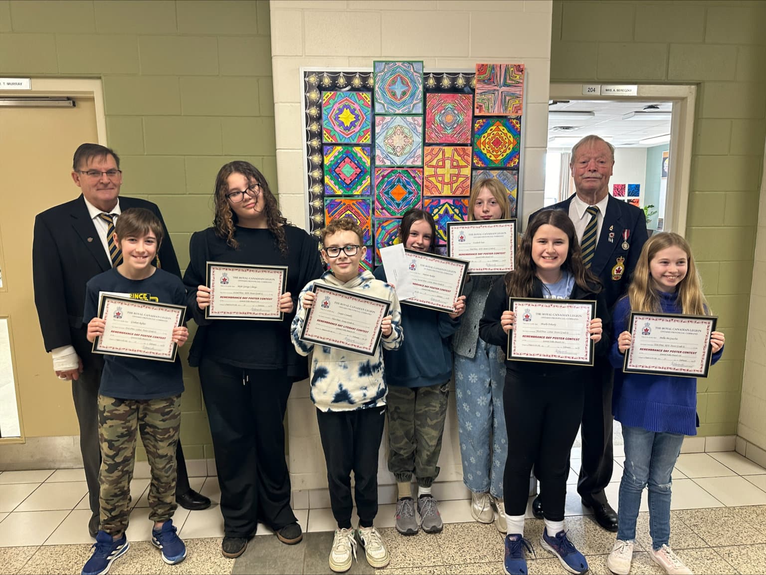 Legion honours student contest winners