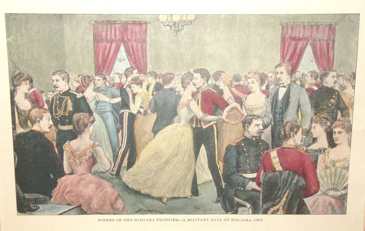 Exploring History: Military ball, 1890s